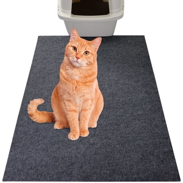 Dextrus Extra Large Hooded Cat Litter Box with Odor Control, Scoop, Mat ...