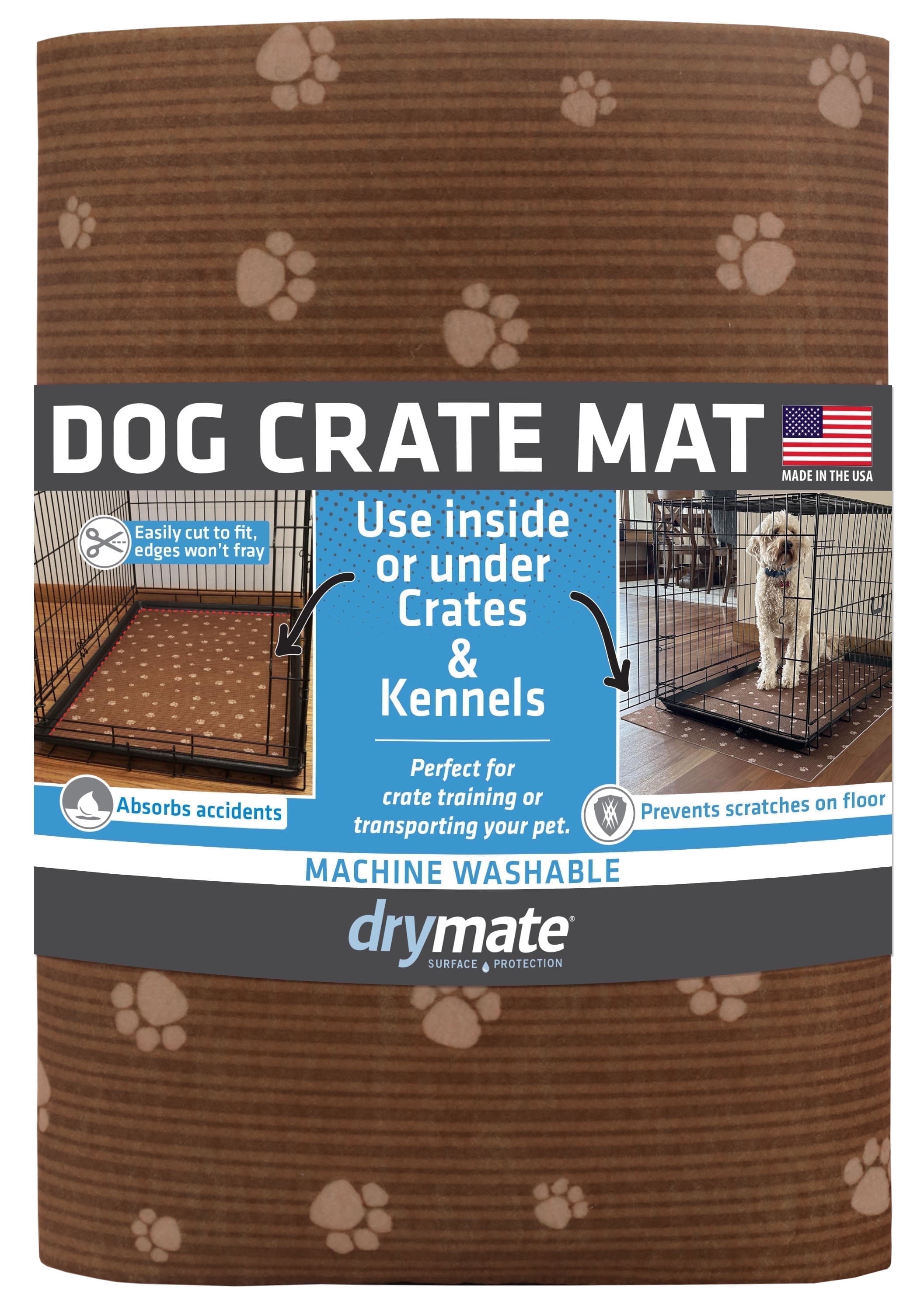 Drymate Waterproof, Water Resistant, Washable Kennel Liner Pad for Dog ...