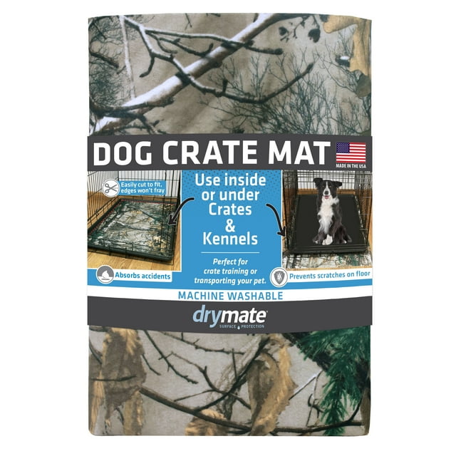 Drymate Dog Crate and Kennel Mat - Realtree (23"x36") - Walmart.com