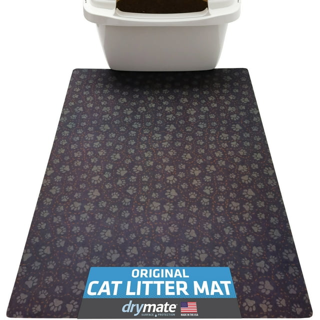Drymate Original Cat Litter Mat, Contains Mess from Box for Cleaner ...