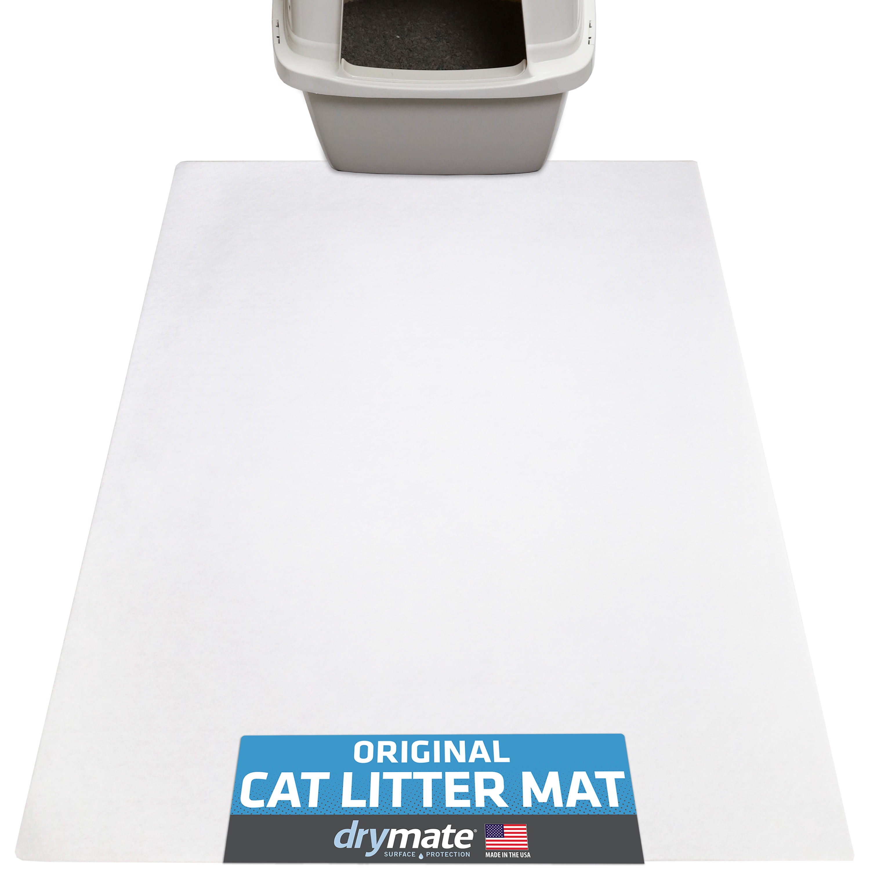 Drymate Original Cat Litter Mat, Contains Mess from Box for Cleaner ...