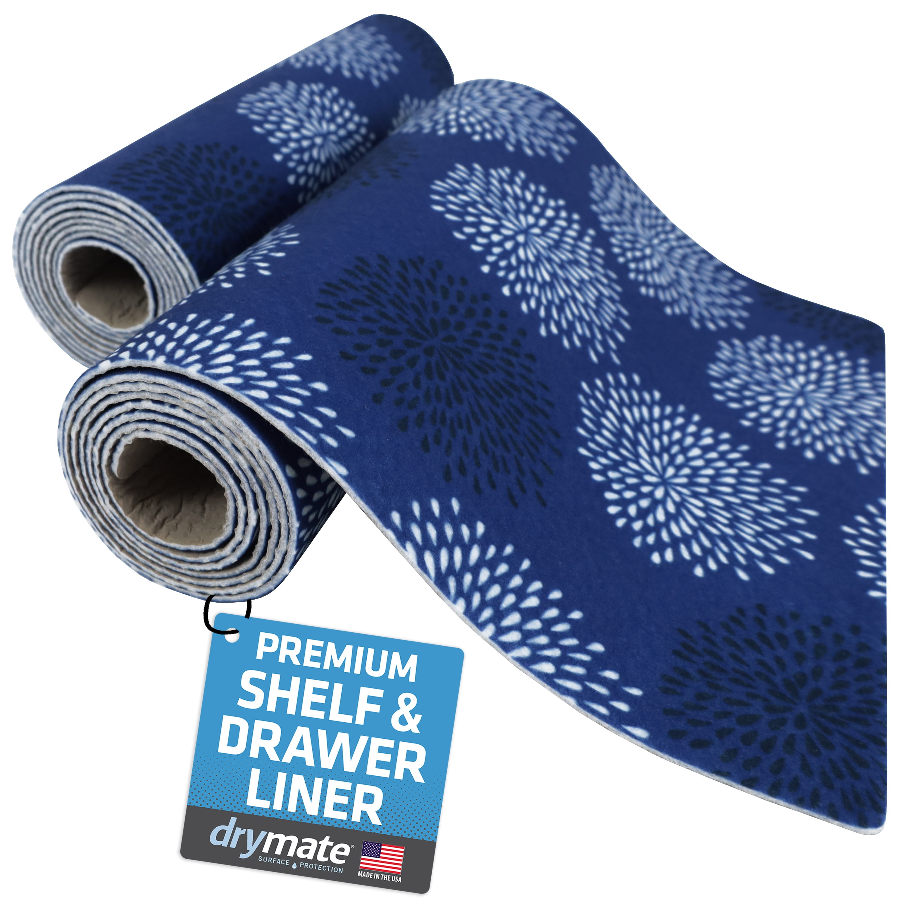 Drymate Premium Luxury Shelf & Drawer Liner, Thick Cushioned Fabric ...