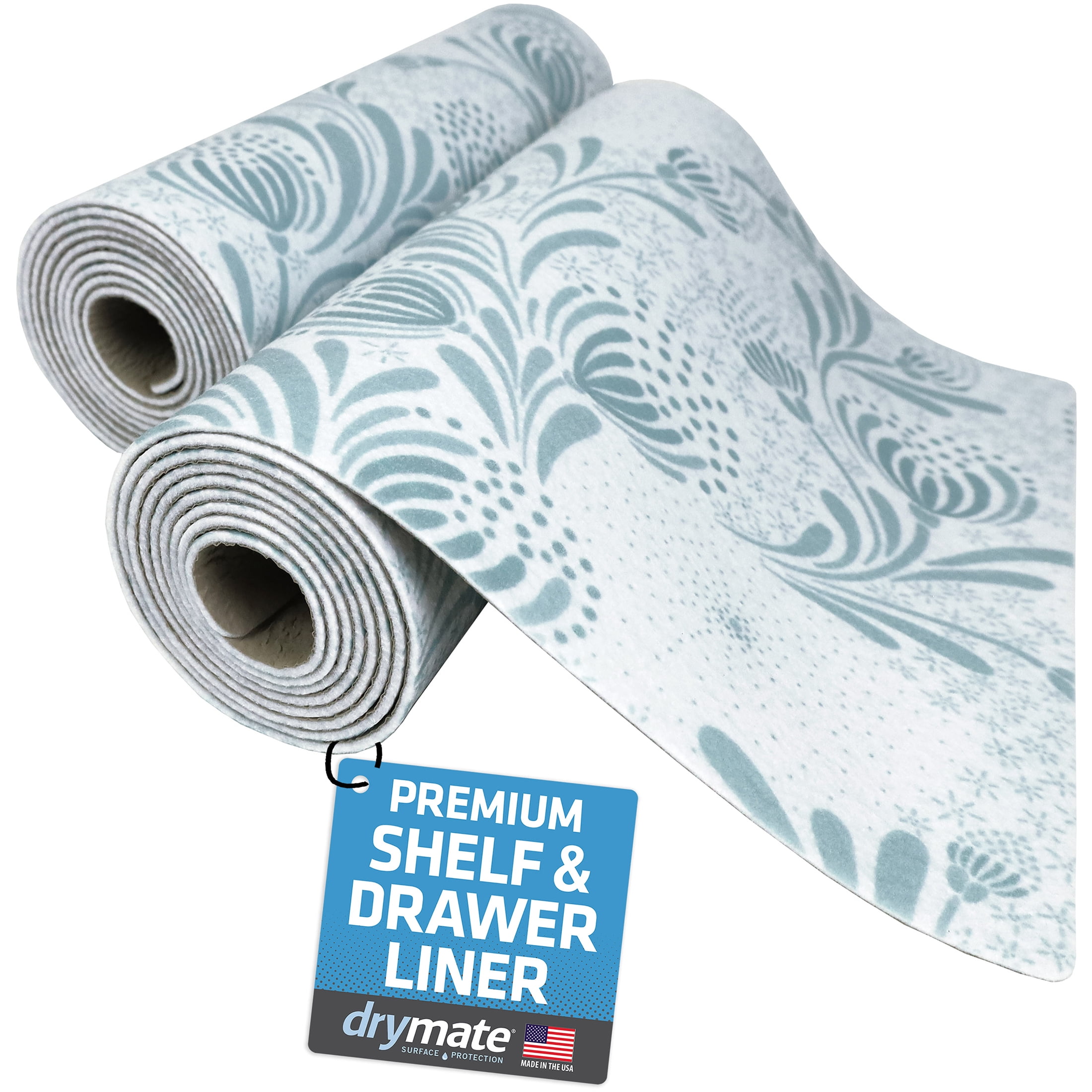 Drymate Premium Luxury Shelf & Drawer Liner, Thick Cushioned Fabric ...