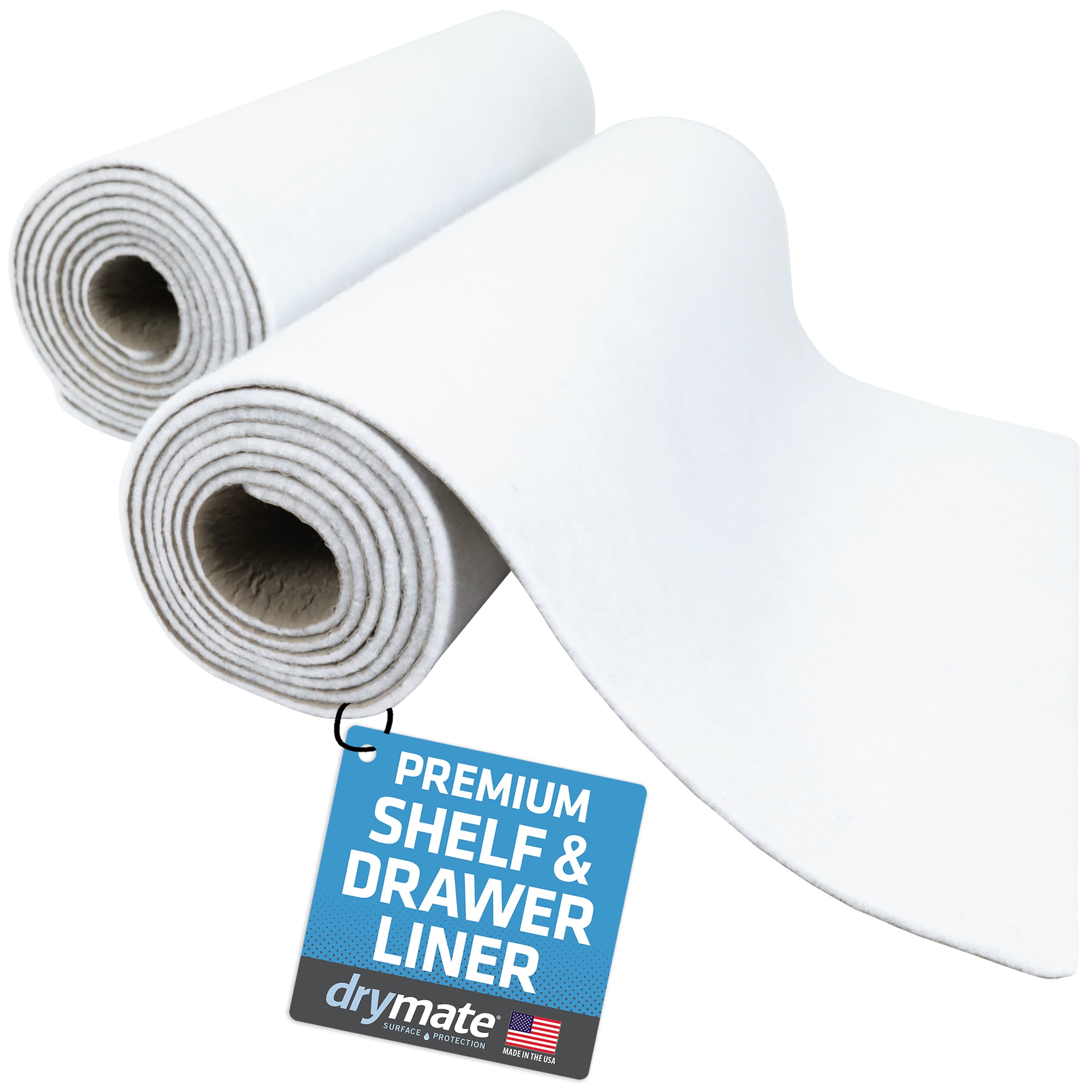 Drymate, Premium Shelf & Drawer Liner, 12"x59", Thick Cushioned Fabric ...