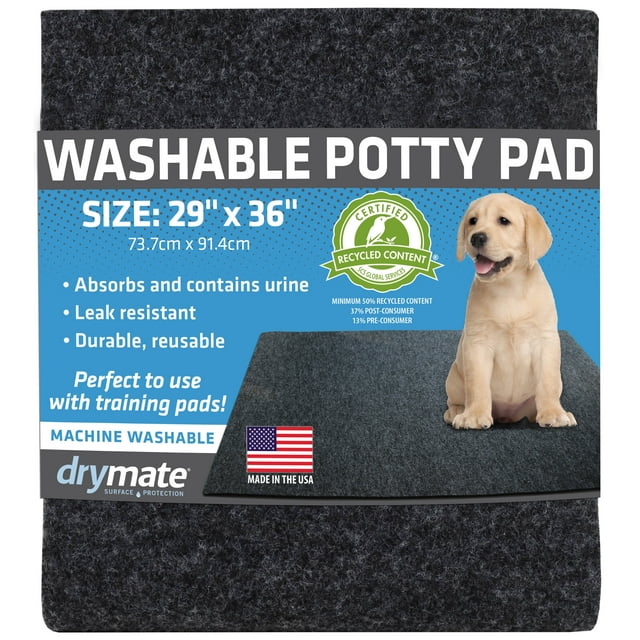 Drymate Washable Potty Pad, Training Mat to Contain Liquids - For Dogs ...