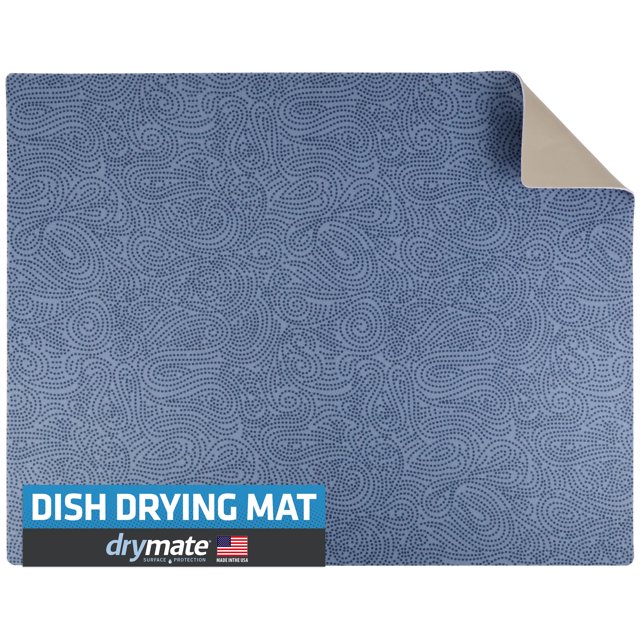 Drymate XL Dish Drying Mat, Oversized (19”x24”), Low-Profile, Super ...
