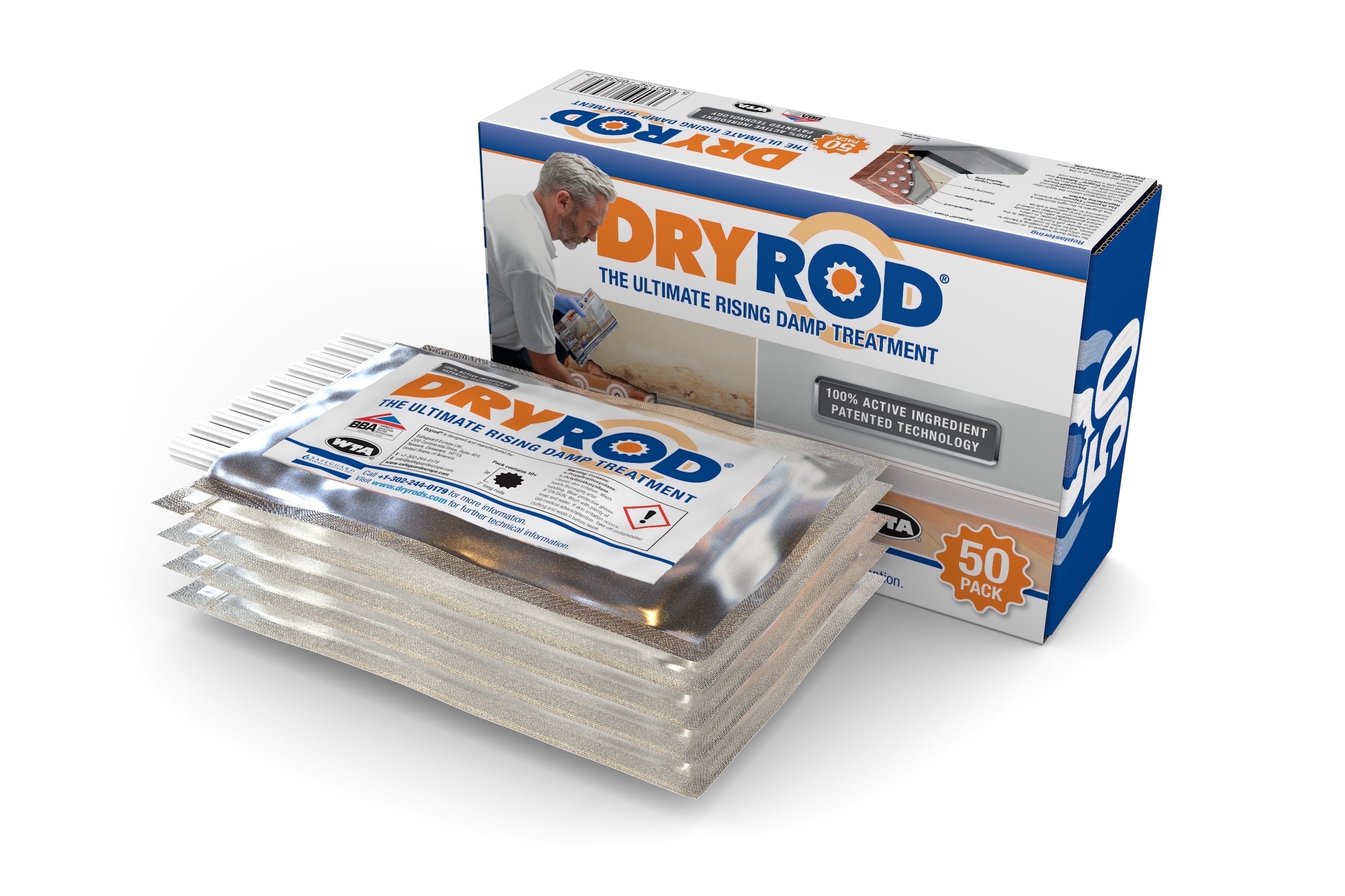 Free Shipping! Dryrod Damp Proofing Rods - Rising Damp Walls Treatment ...