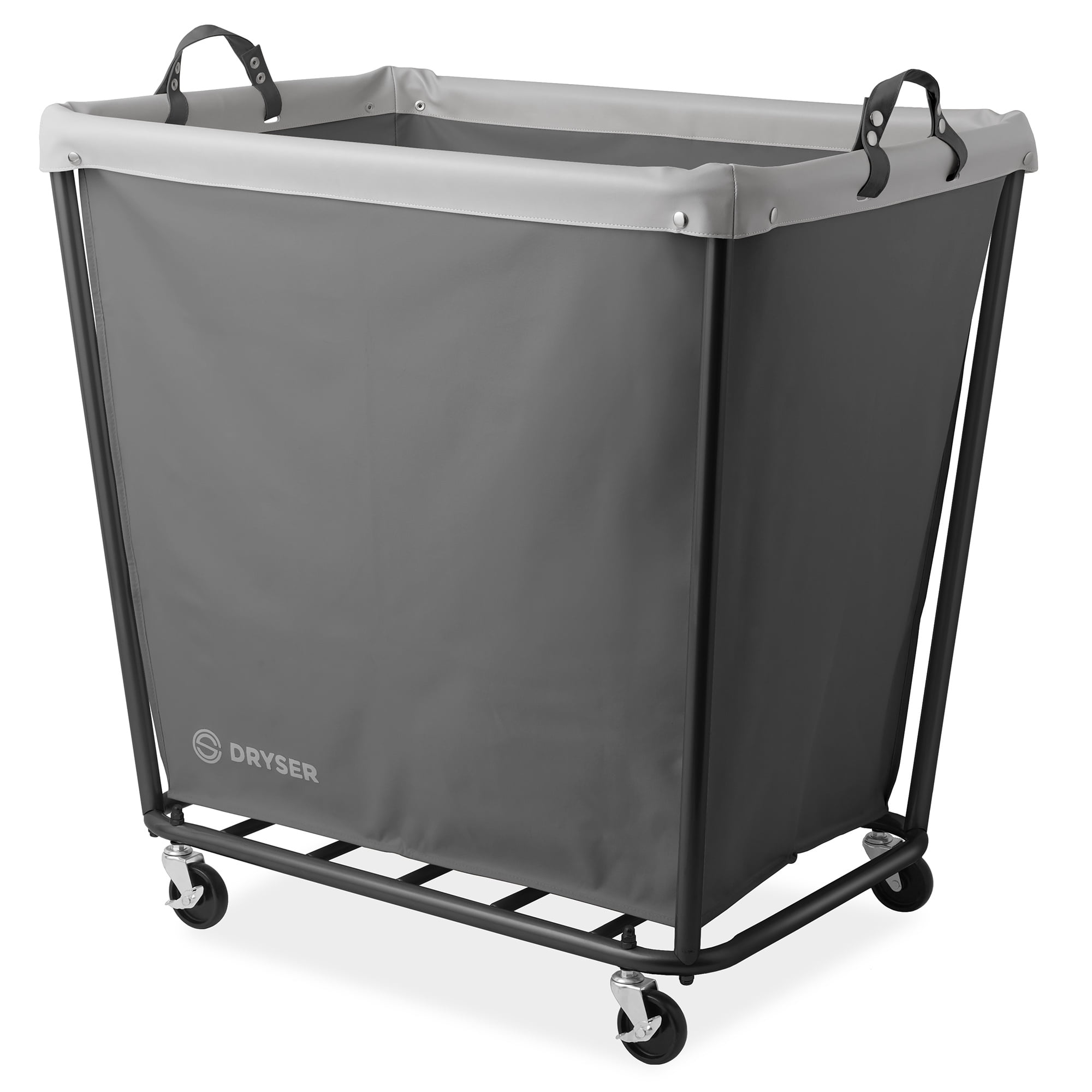 Dryser X-Large Commercial Laundry Cart, Heavy-Duty Rolling Hamper ...