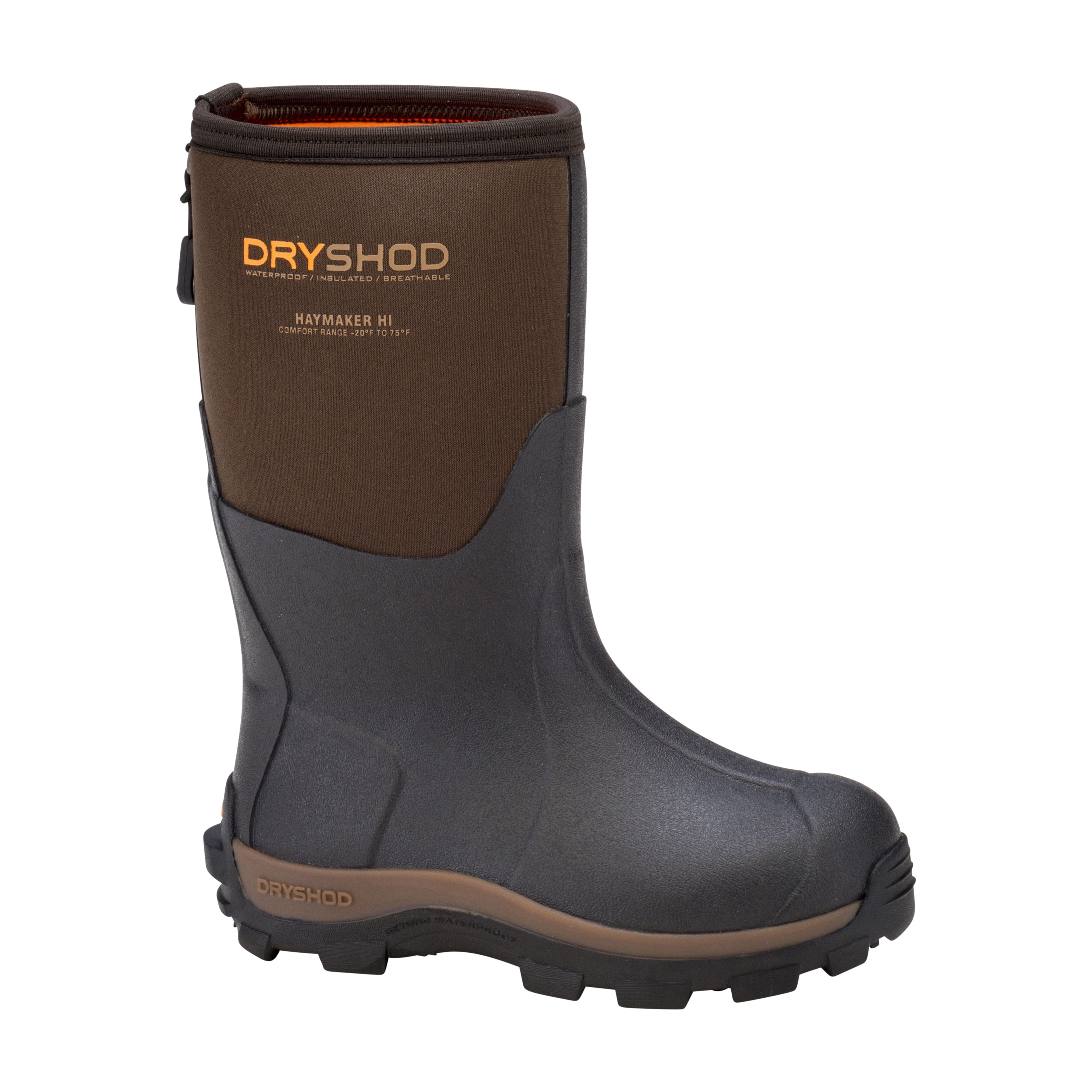 Dryshod Kids Haymaker Waterproof Farm Boots, Insulated, Rugged Terrain ...