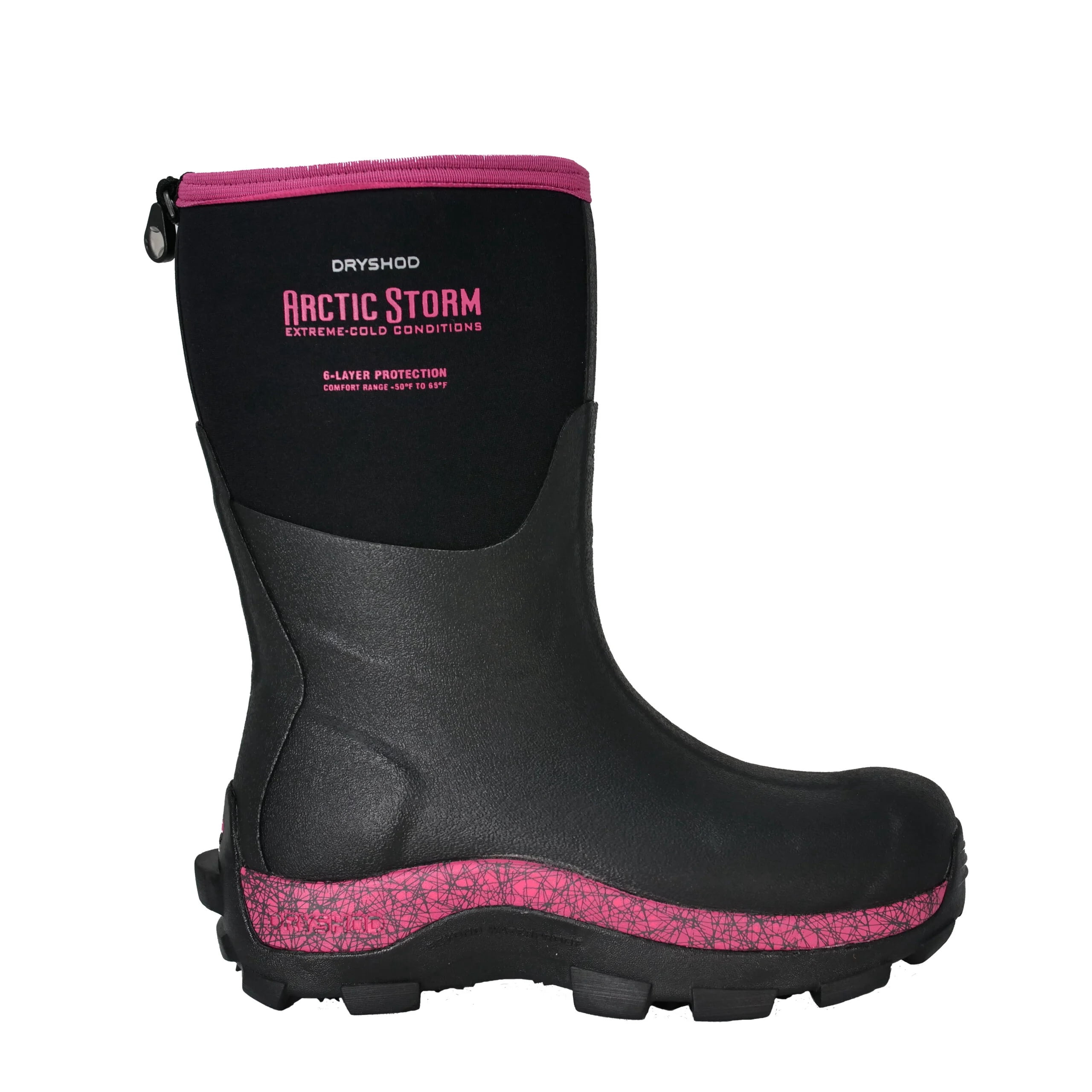 Dryshod Women's Mid Arctic Storm Work Boot - ARS-WM-PN 8 M US - Walmart.com