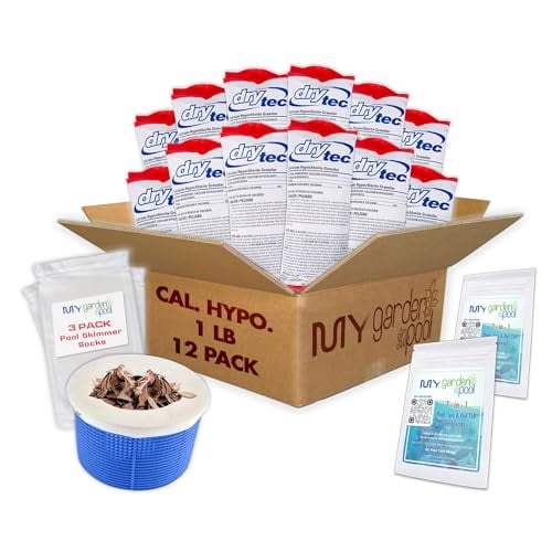 Drytec Calcium Hypochlorite Pool Shock lb. 68% Bag, Complete Pool Care ...
