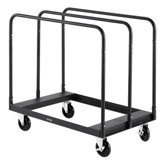 Drywall Cart Dolly, 1800 lbs Load Capacity, Heavy Duty Steel Panel ...