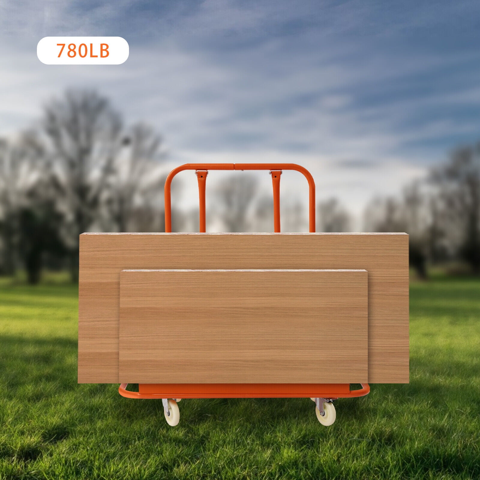 Drywall Cart Dolly Trolley Heavy Duty Steel Handling Sheetrock Sheet ...