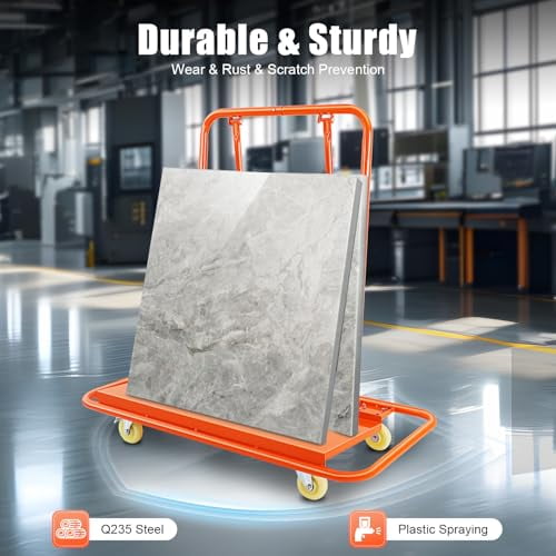 Drywall Cart, Drywall Sheet Carts with 2200 LBS Load Capacity, Heavy ...