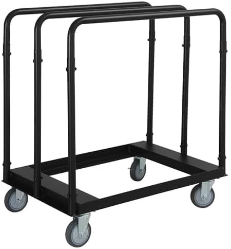Drywall Cart Steel Panel Truck, Heavy Duty Flatbed Dolly Carts with ...