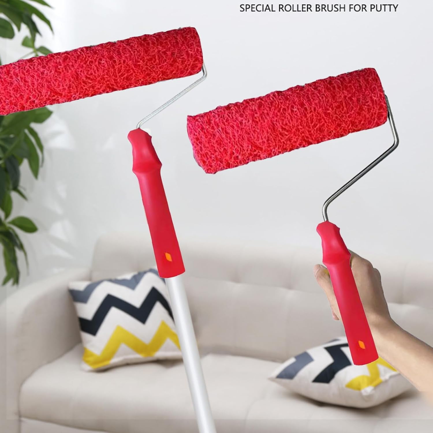 Drywall Compound Roller Wall Brush Putty Roller Drywall Texture Brush ...