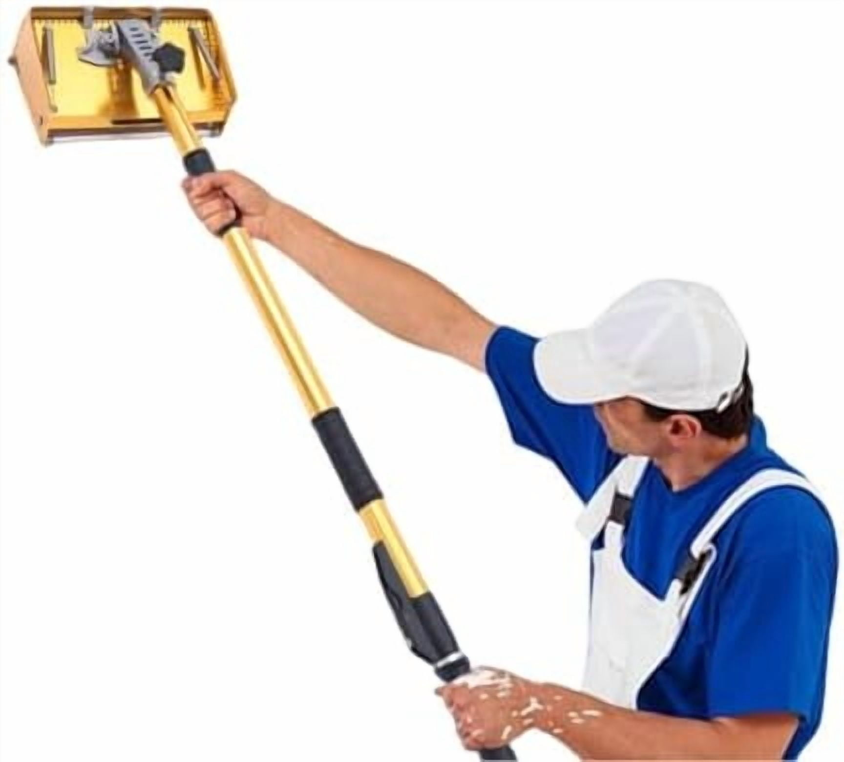 Drywall Flat Finishing Box Set with 35"-59" Adjustable Handle, 10 ...