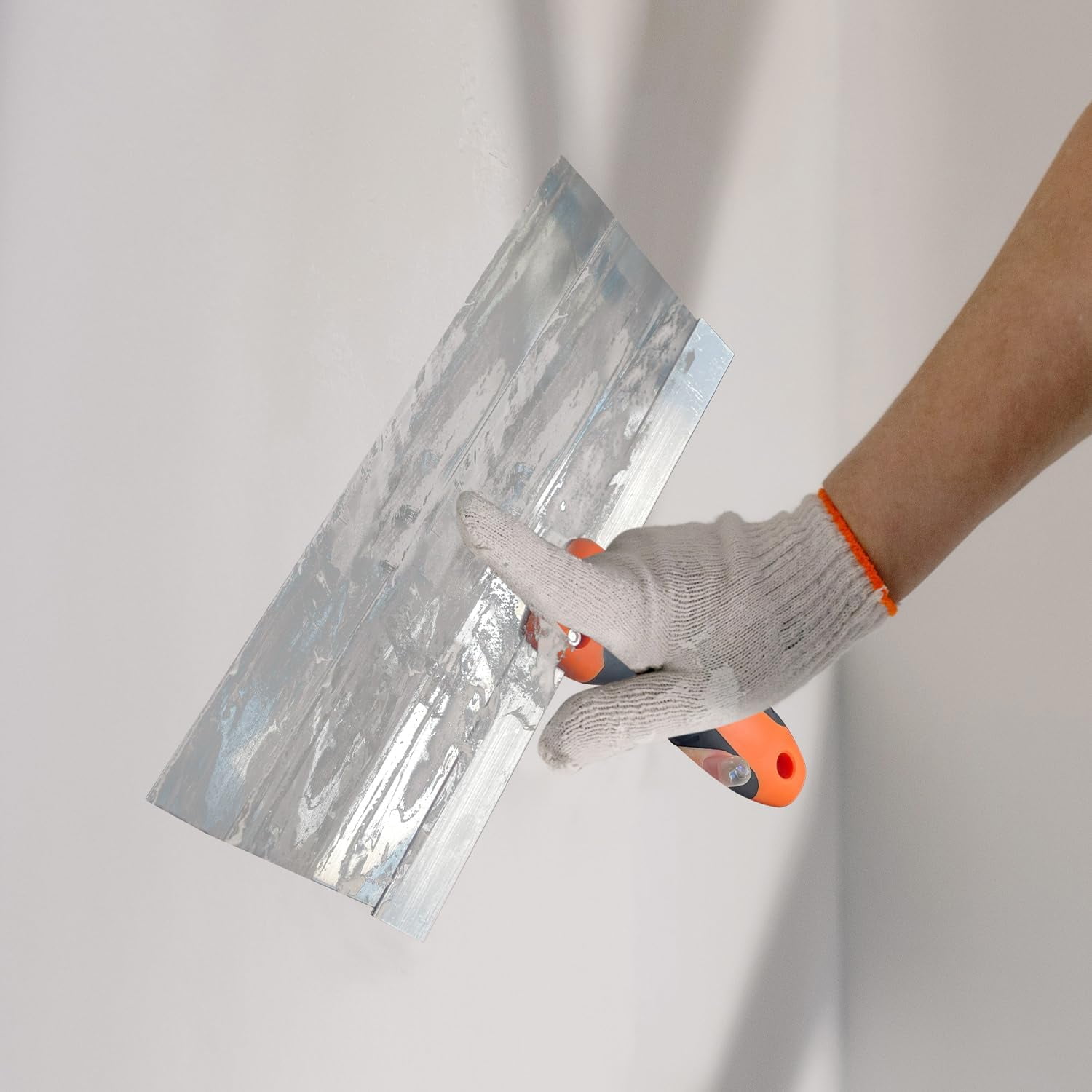 Drywall Hand Tool Kit, 5Pcs Stainless Steel Putty Knife Scrapers Taping ...