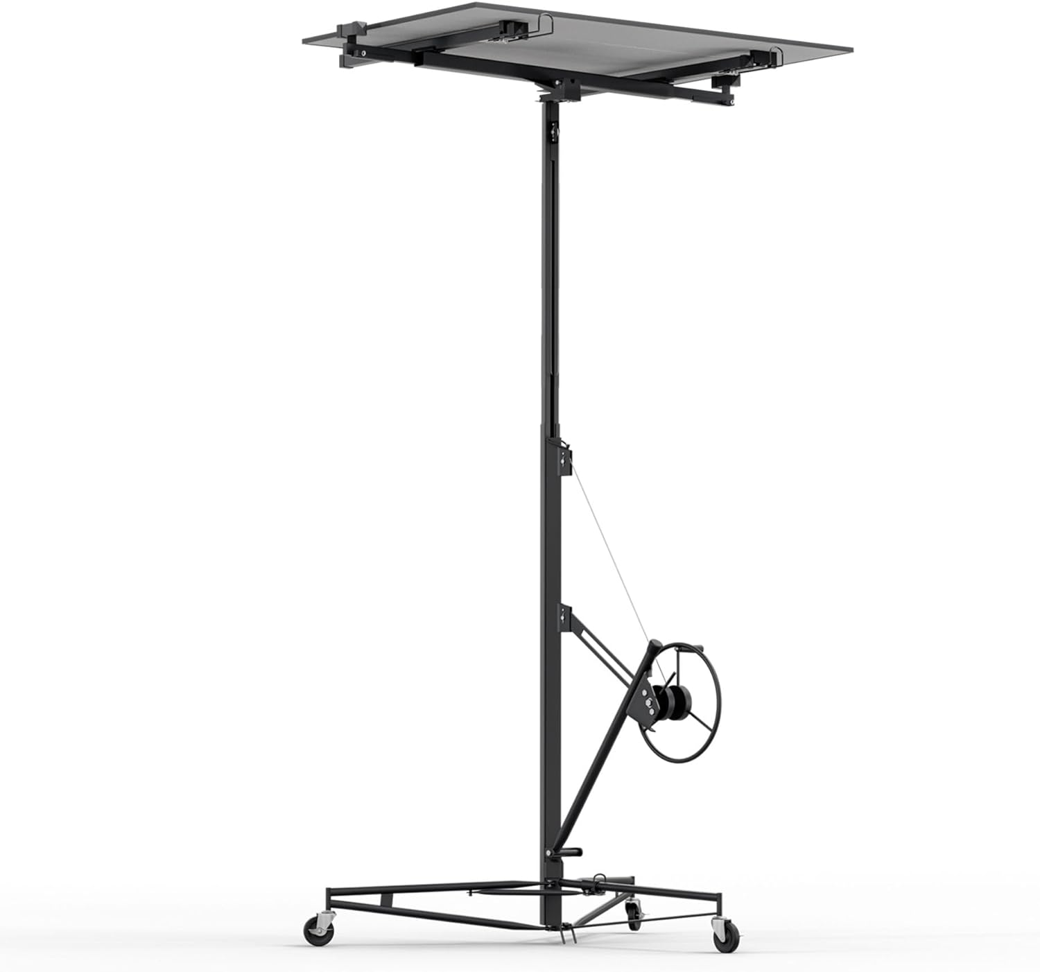 Drywall Lift 11 FT Panel Rolling Hoist Jack Lifter - 150 lbs Load ...