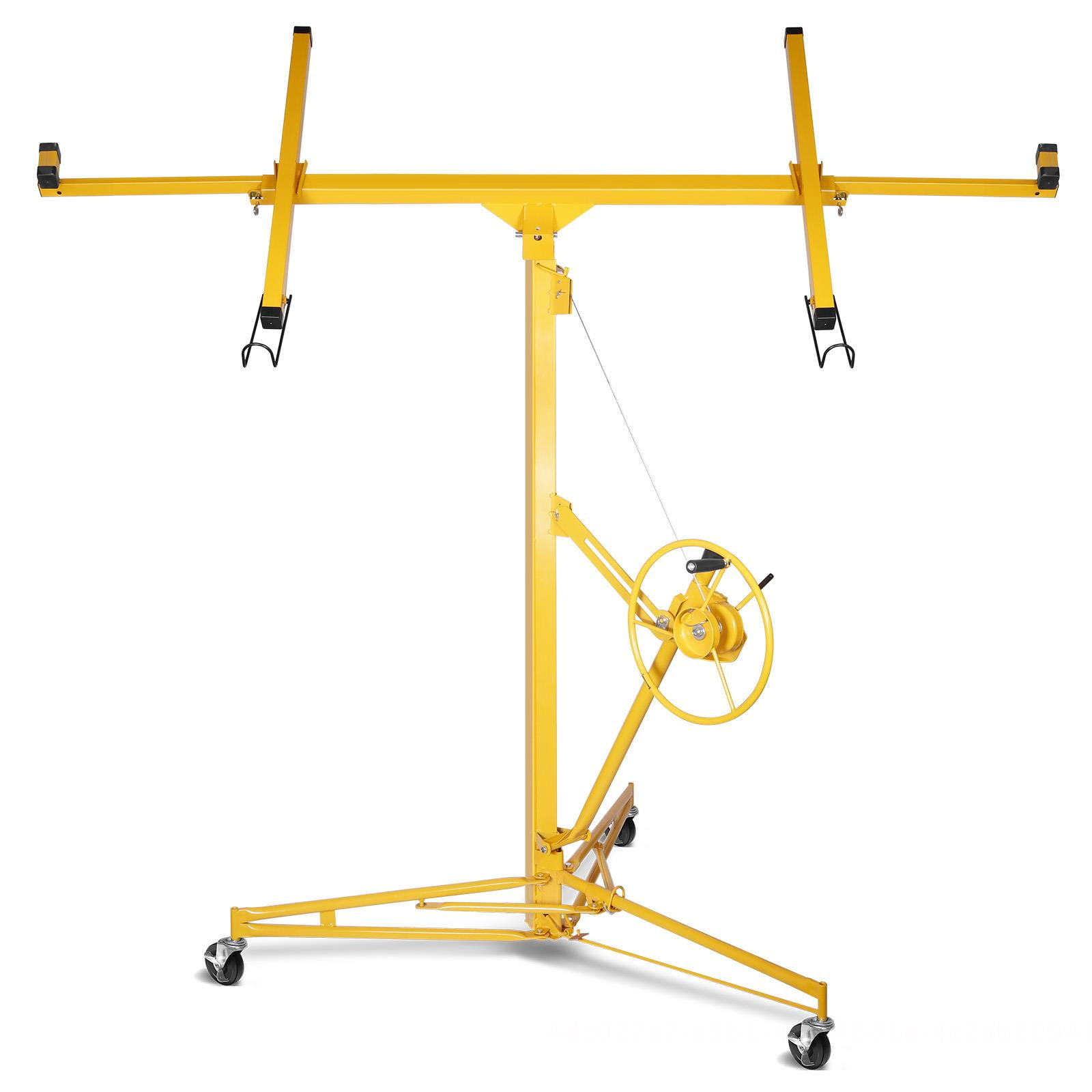 Drywall Lift 11 Inch Drywall Panel Hoist Hand Chain Rolling Caster ...