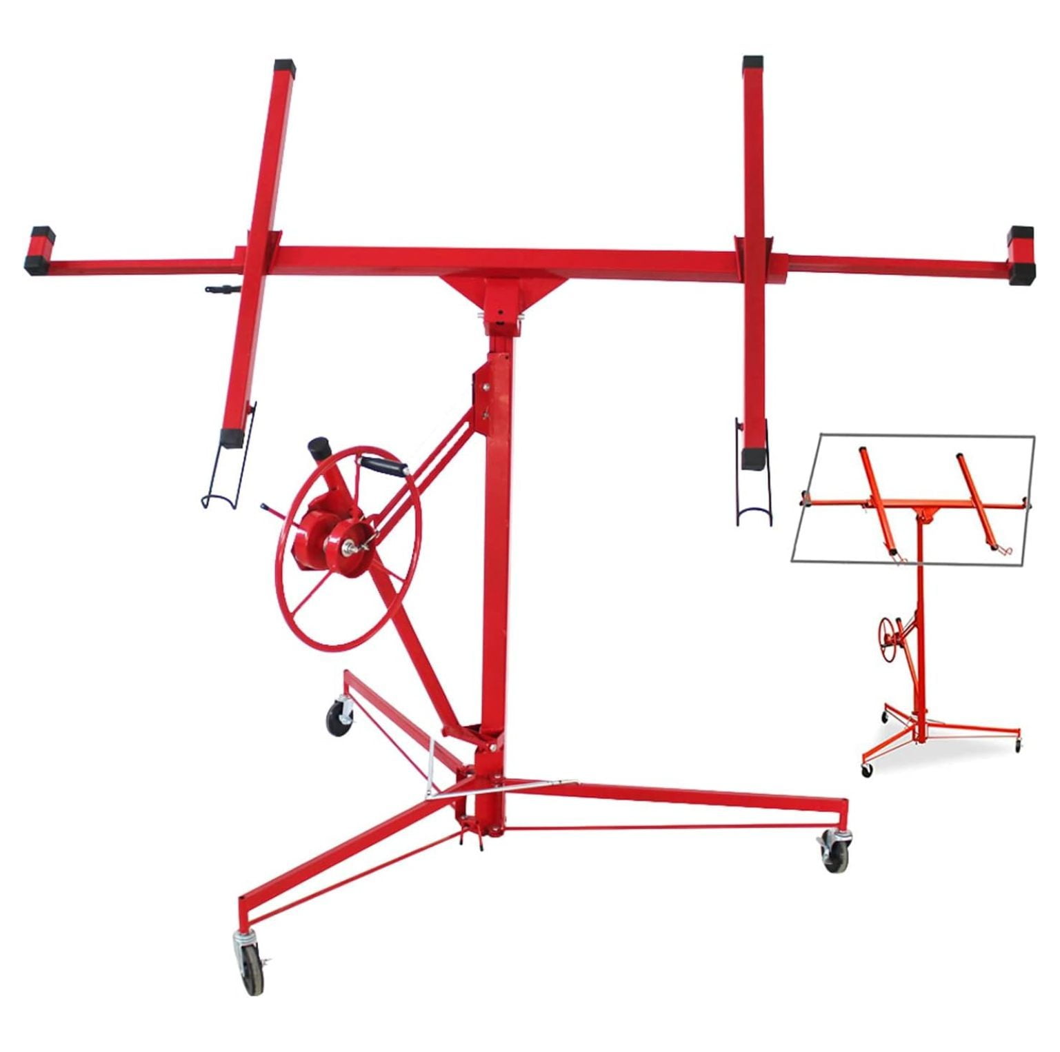 Drywall Panel Hoist, Drywall Rolling Caster Lifter, Construction Tool ...