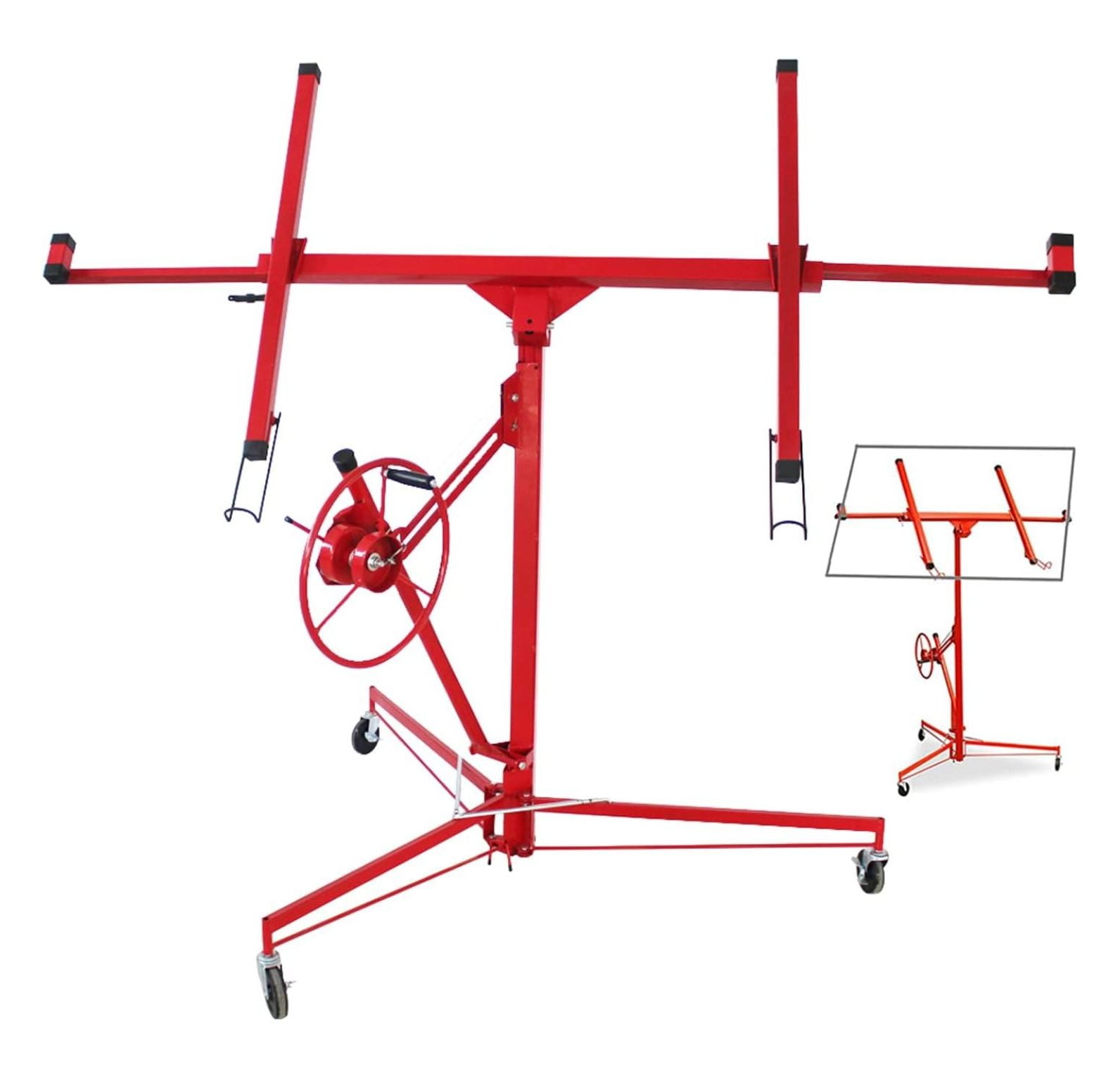 Drywall Panel Hoist, Drywall Rolling Caster Lifter, Construction Tool ...