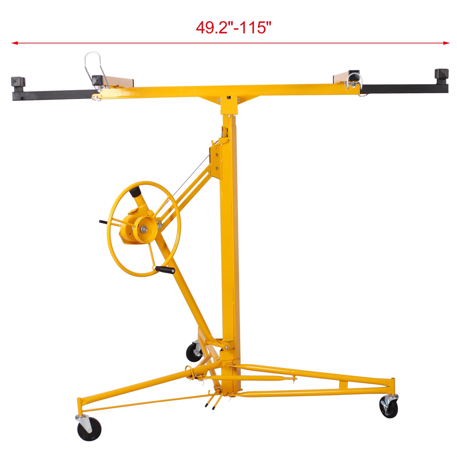 Drywall Panel hoist Drywall Lift Rolling Panel Hoist Jack Lifter 16ft ...