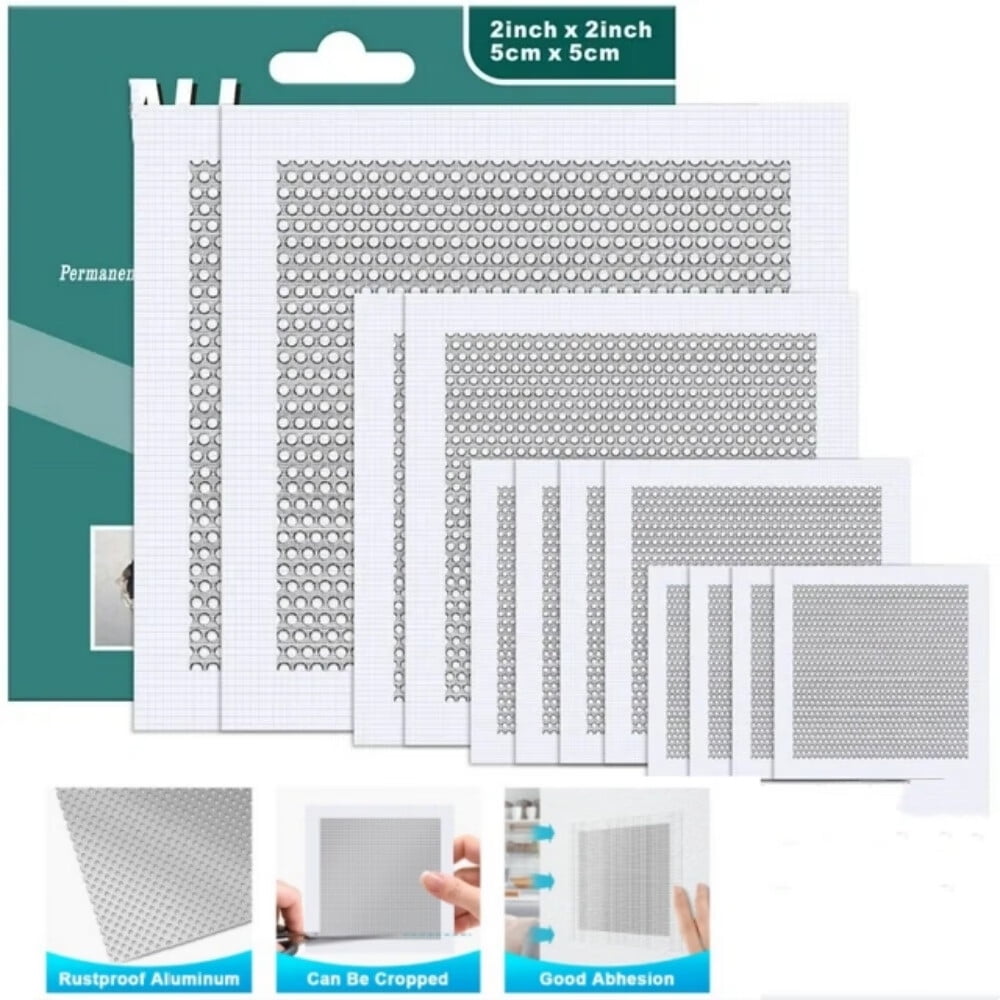 Drywall Patch Kit,12 Pcs Aluminum Drywall Repair Kit for Holes,2/4/6/8 ...