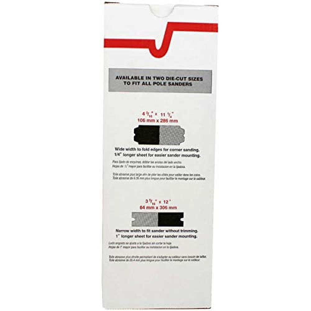 Drywall Pole Sander Sheets - 120 Grit (100 ct.) - Walmart.com