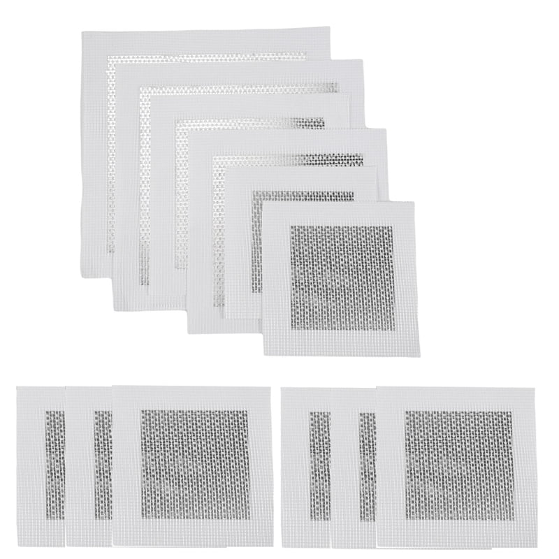 Drywall Repair Kit 12Pcs Aluminum Wall Patch Kit, 4/6/8 Inch Fiber Mesh ...