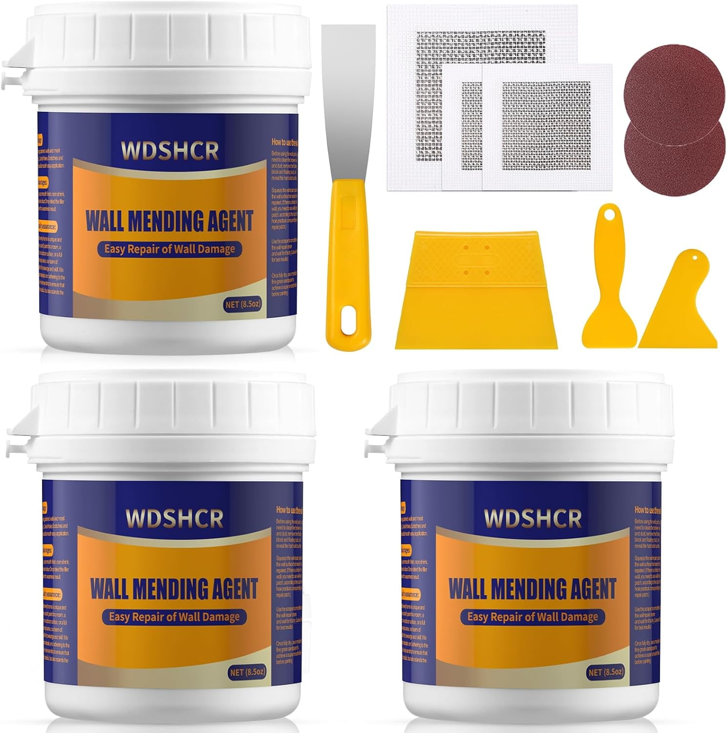 Drywall Repair Kit Drywall Hole Repair Patch Kits Wall Spackle Repair ...