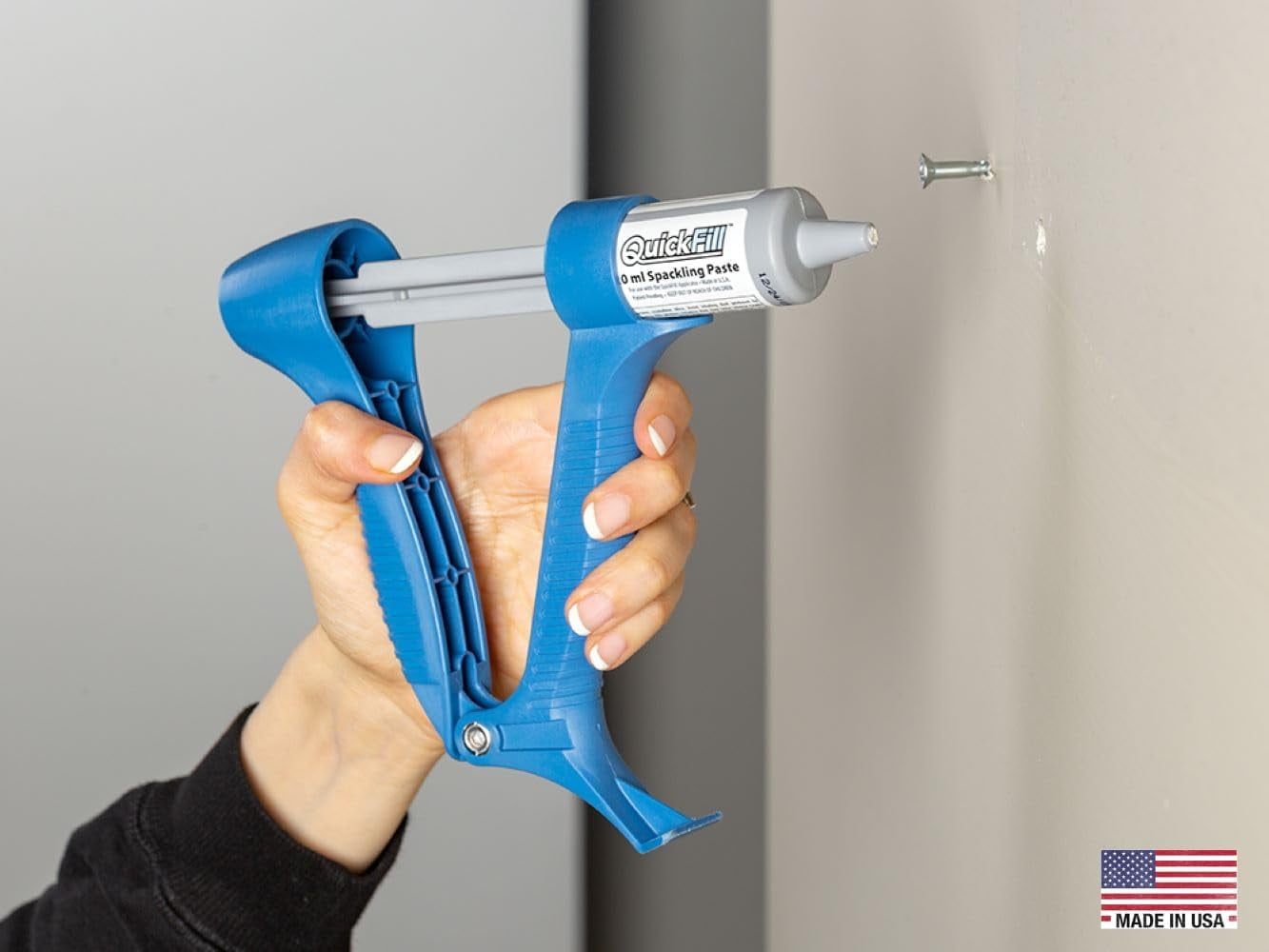 Drywall Repair Kit Includes Quickfill Tool with Built-in Spatula, (2 ...