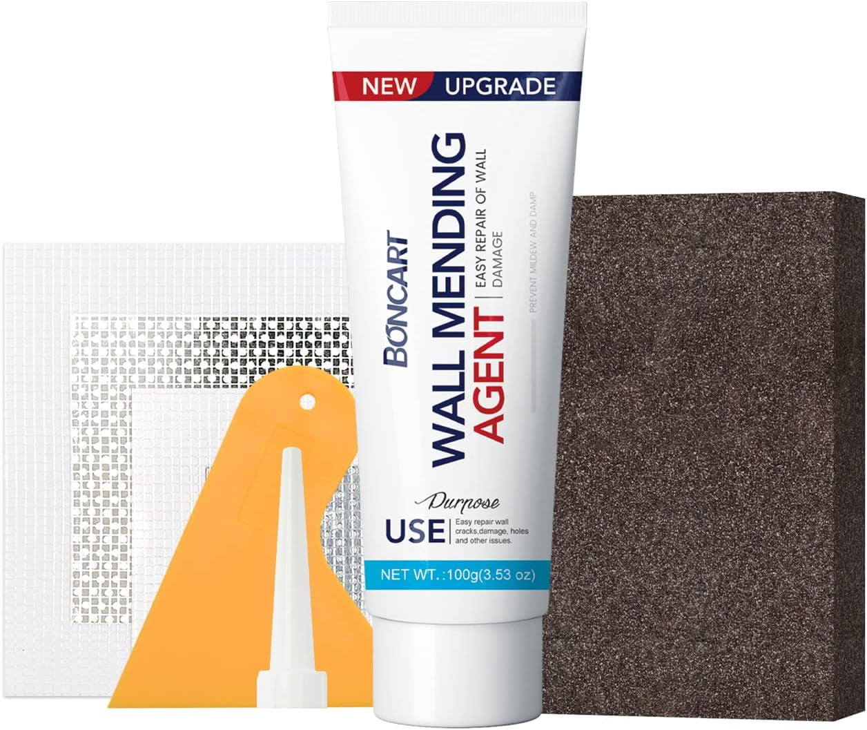 Drywall Repair Kit, Spackle Wall Repair Kit, 3 Pack Wall Mending Agent ...