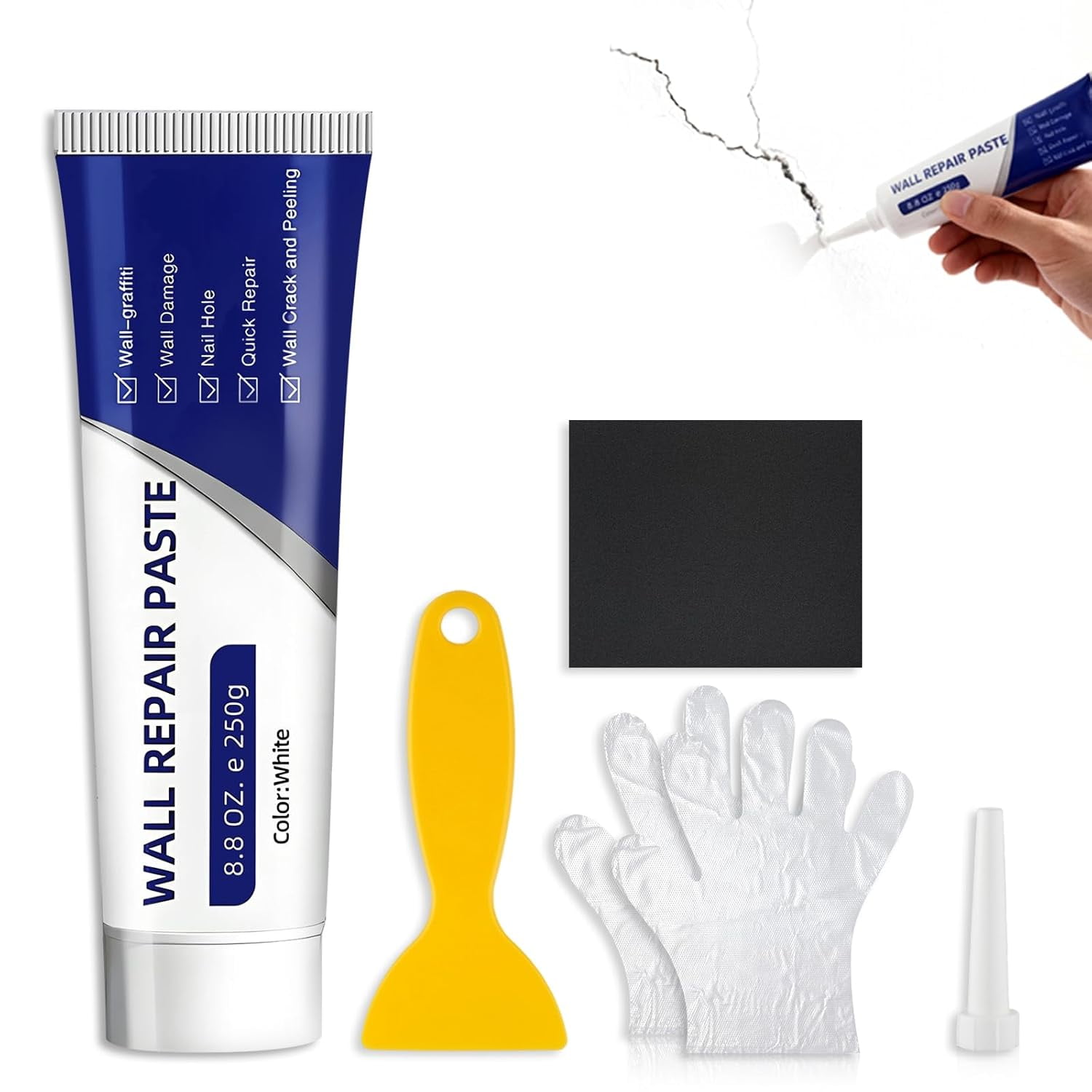 Drywall Repair Kit, Wall Mending Agent, Wall Patch Repair Kit with ...