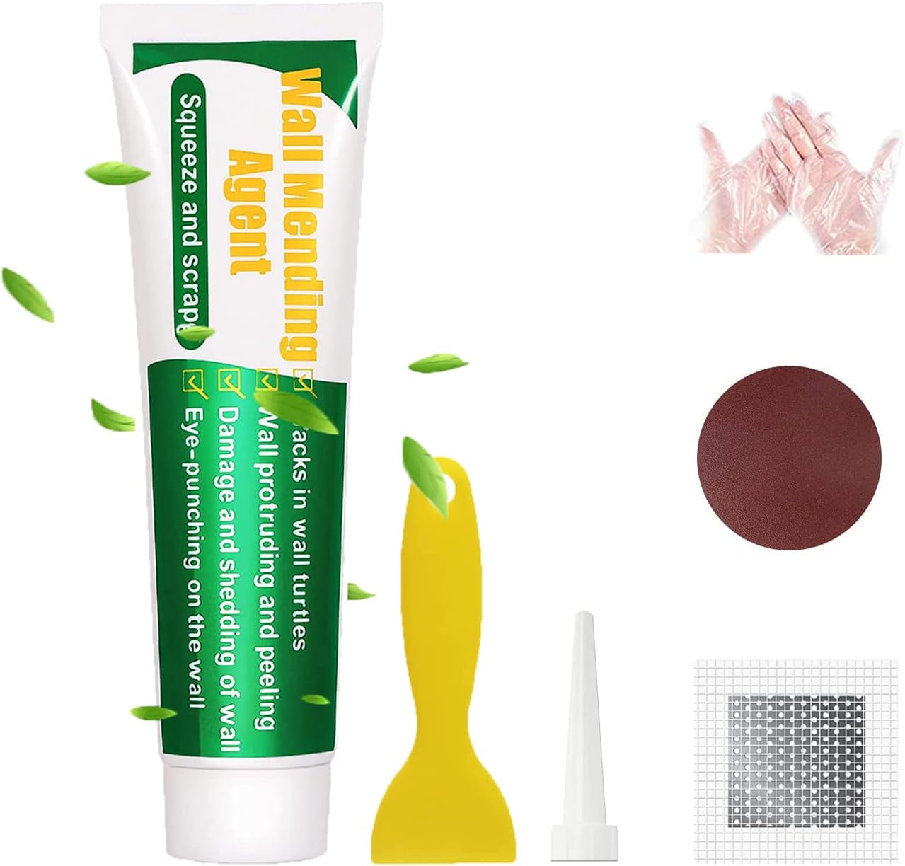 Drywall Repair Kit, Wall Repair Patch Kit with Scraper,Wall Mending ...