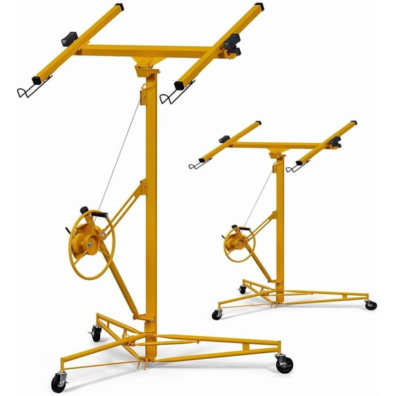 Drywall Rolling Lifter Panel,16ft Sheetrock Lift Drywall Lift,150lb ...