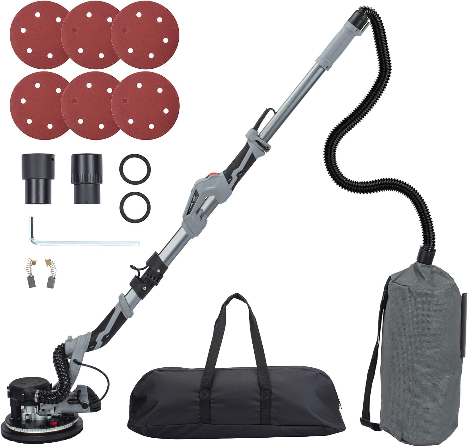 Drywall Sander, 800W Electric Drywall Sander with Vacuum Dust, 6.5A ...