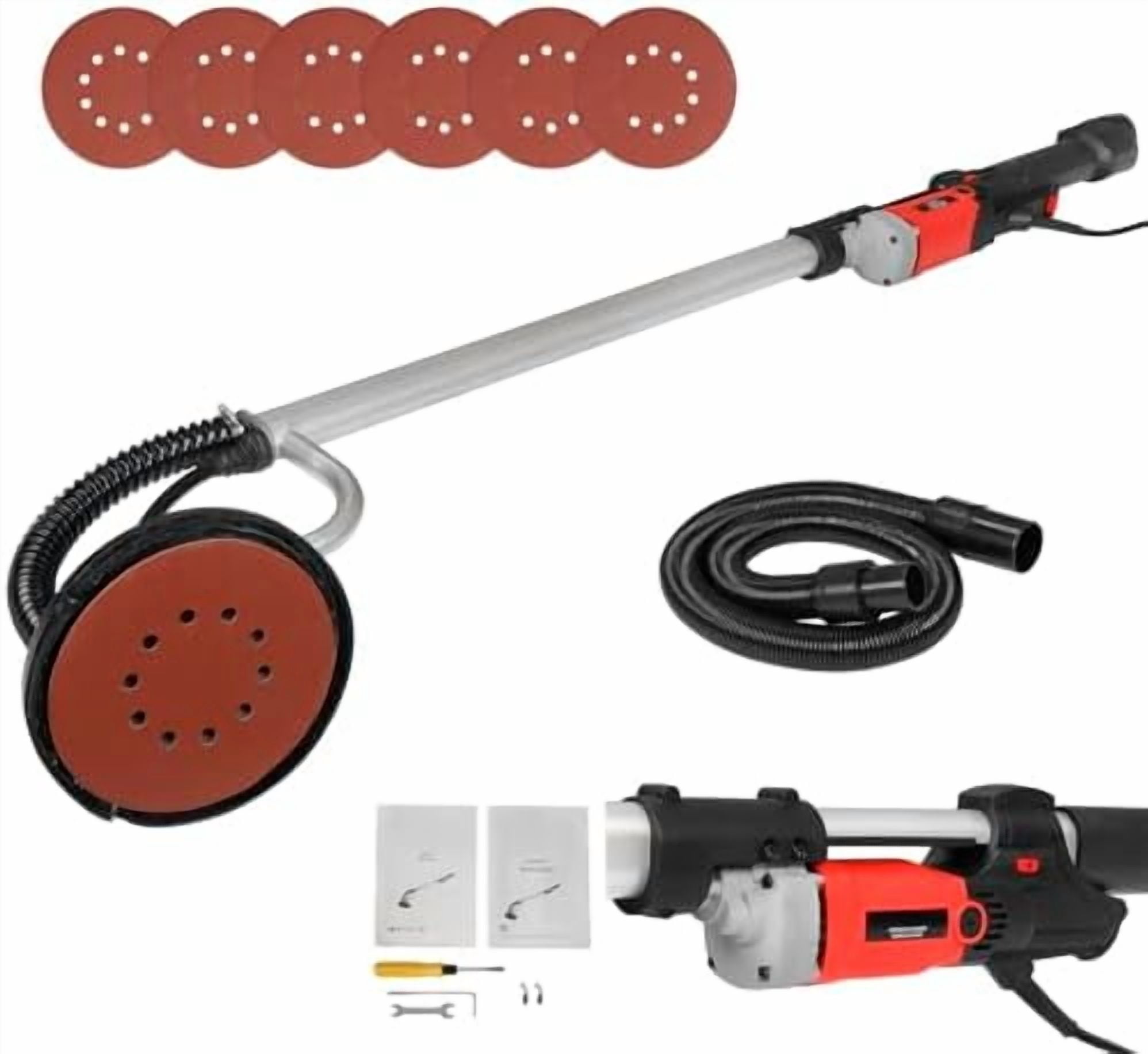 Drywall Sander, 800W Electric Sander with Adjustable Speed 1000-2000 ...