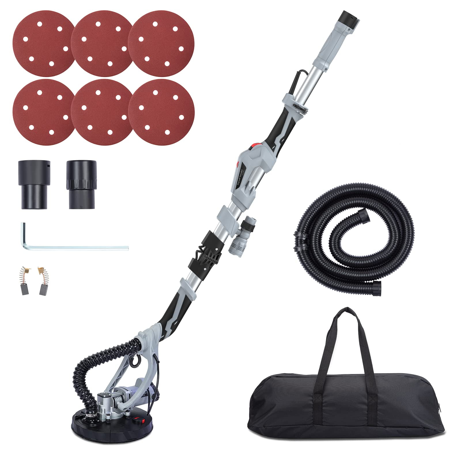 Drywall Sander, Electric Motor Sander with LED light, 710W, 800-1700RPM ...
