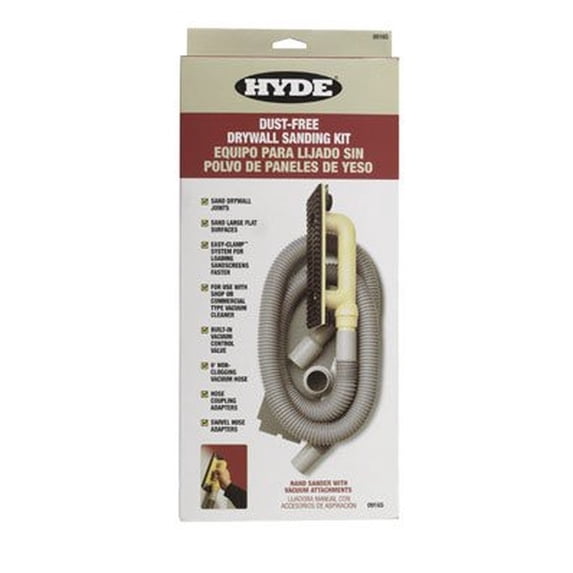 Drywall Sander Vacuum Attachment - Dust Collector Kit with 6ft Hose ...