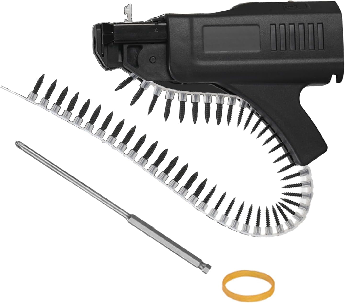 Drywall Screw Gun Automatic Chain Nail Gun Adapter,Auto Feed Screw Gun ...