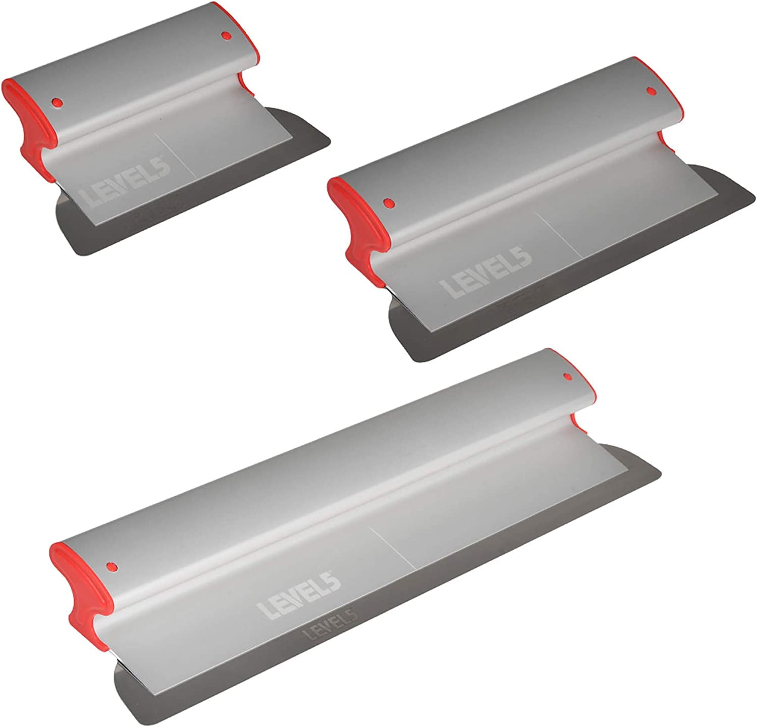 Drywall Skimming Blade Set | 10, 16 & 24 Inch Skimming Blades ...