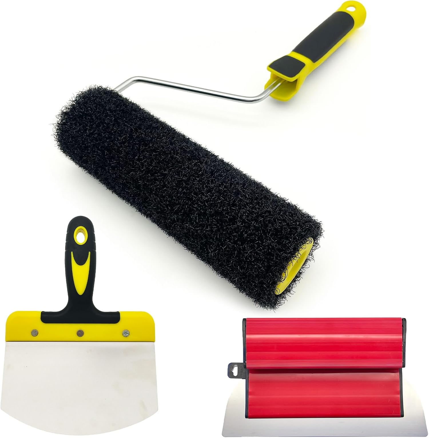 Drywall Skimming Set, 10 Inch Drywall Skimming , 9 Inch Compound Roller ...