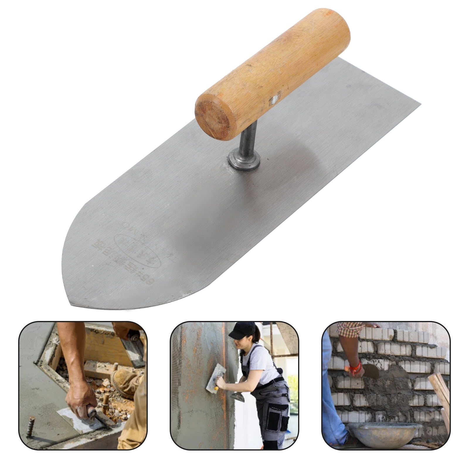 Moluckfu Pointed Trowel Tool Steel Construction Tool For Indoor ...