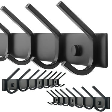 Dinosam Heavy Duty Wall Mounted Coat Rack with 8 Hooks, Metal Holder ...