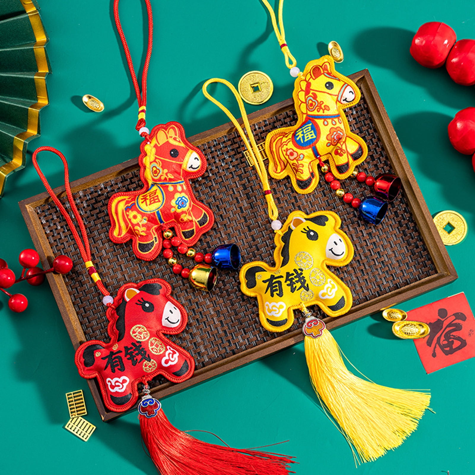 Dserhfy 2026 Chinese New Year Horse Lucky Hanging Pendant, Zodiac ...