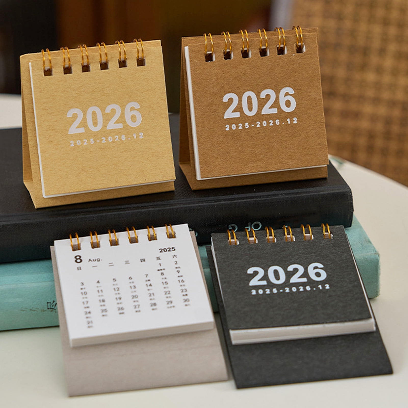 Dserhfy 2026 Mini Desk Calendar Jan.2026-Dec.2026 12 Monthly Planner ...