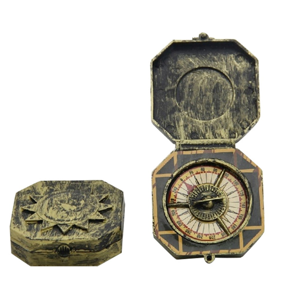 Dserhfy 4/6Pcs Halloween Children Kids Plastic Compass Toy Captain ...