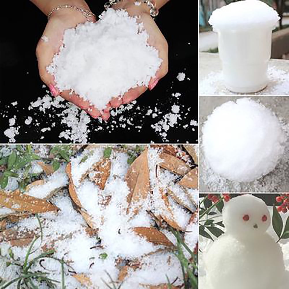 Dserhfy 50g Artificial Magic Instant Snow Powder Christmas Party DIY ...