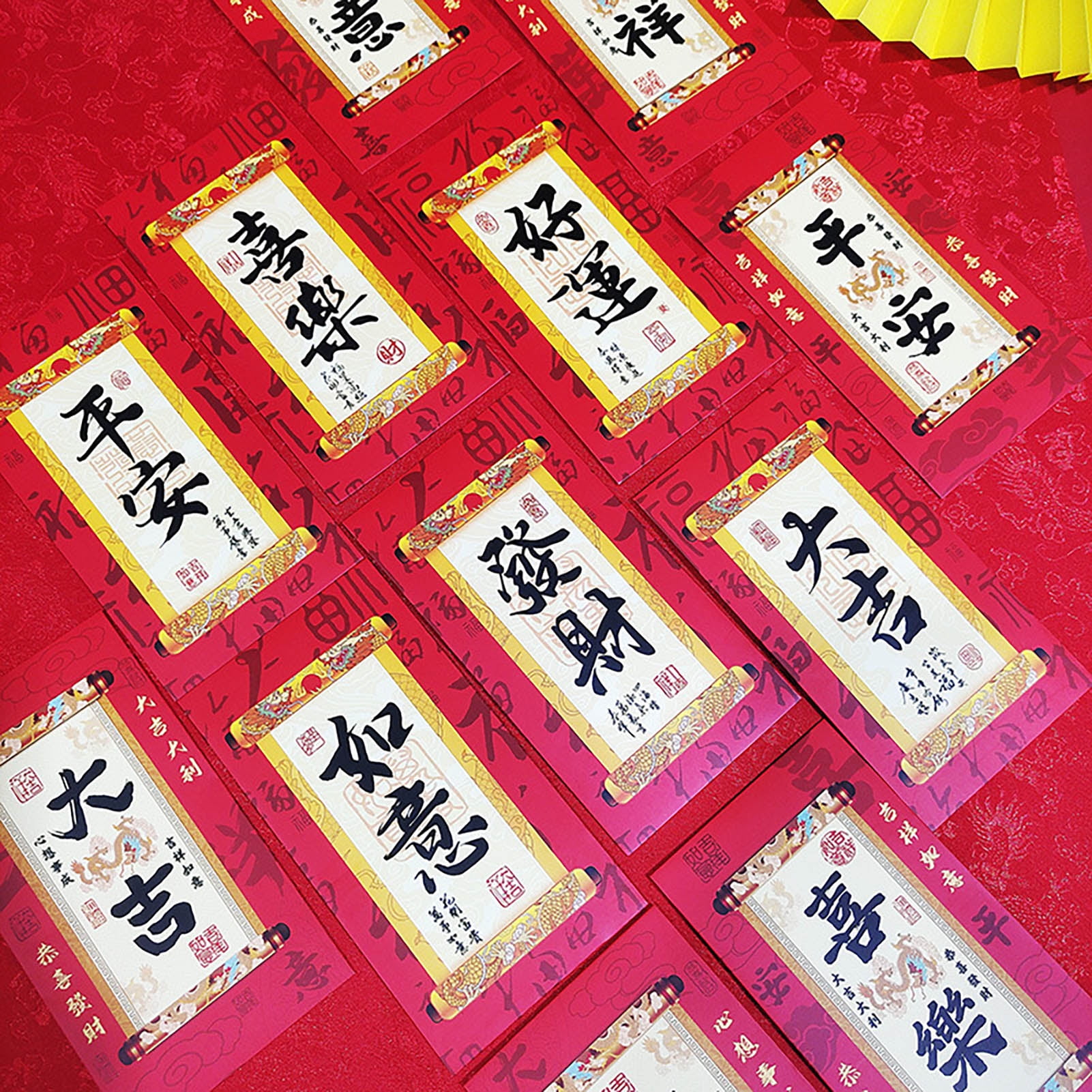 Dserhfy 6Pcs Chinese Lucky Money Pockets 2025 Year of The Snake Red ...